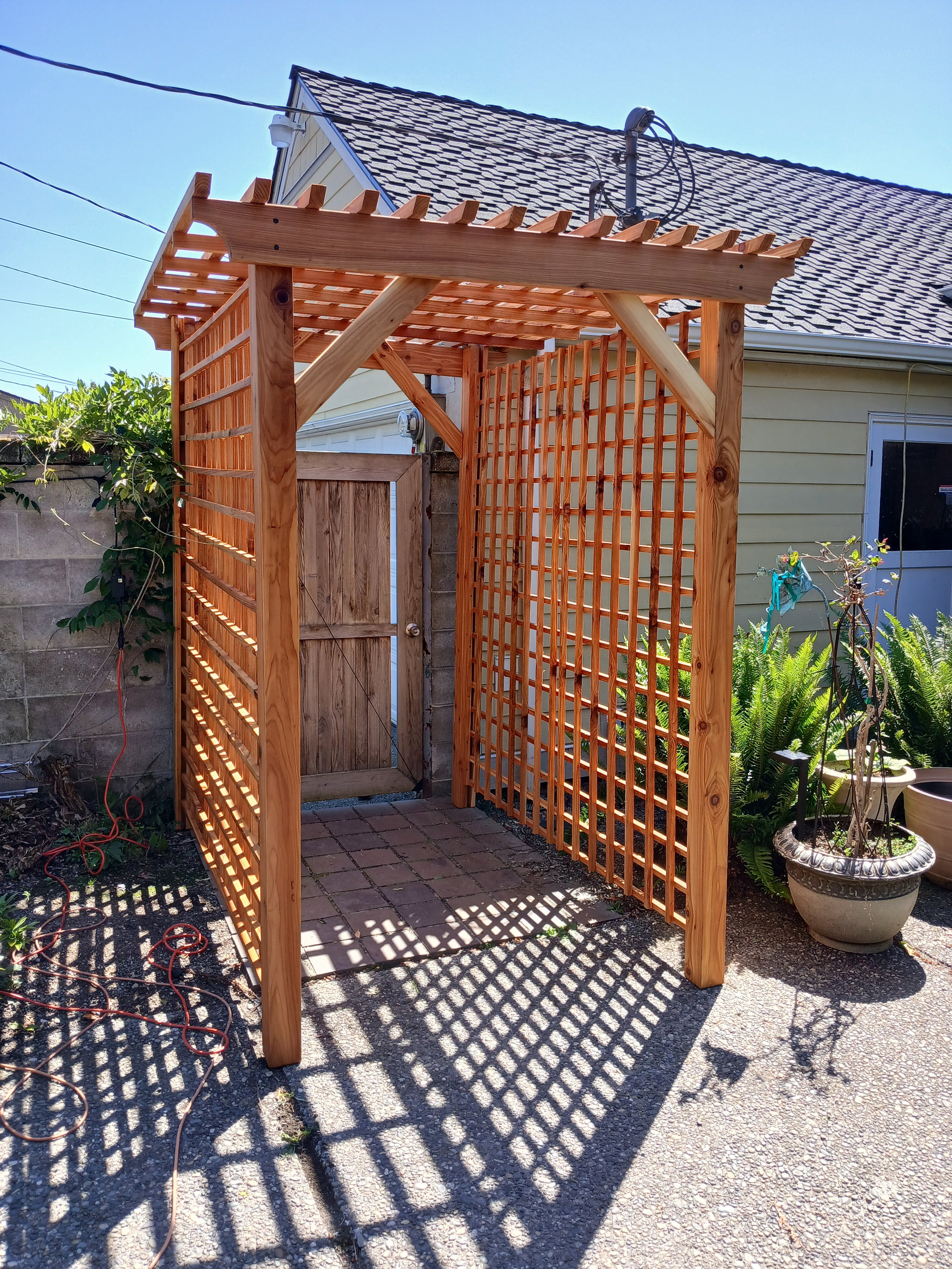 Western red cedar arbor | Jensenswood